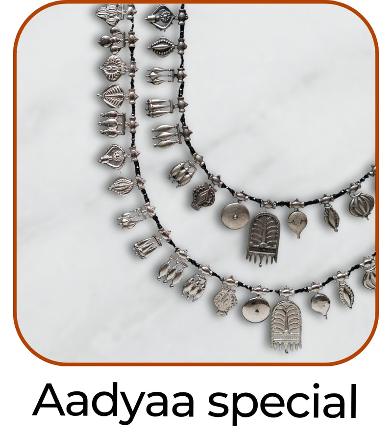 Aadyaa | 92.5 Certified Silver Jewellery | Handmade in India