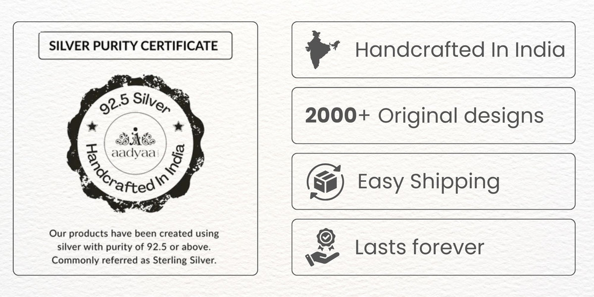 Silver Anklet Painjan Payal | 92.5% Sterling Silver Jewelry