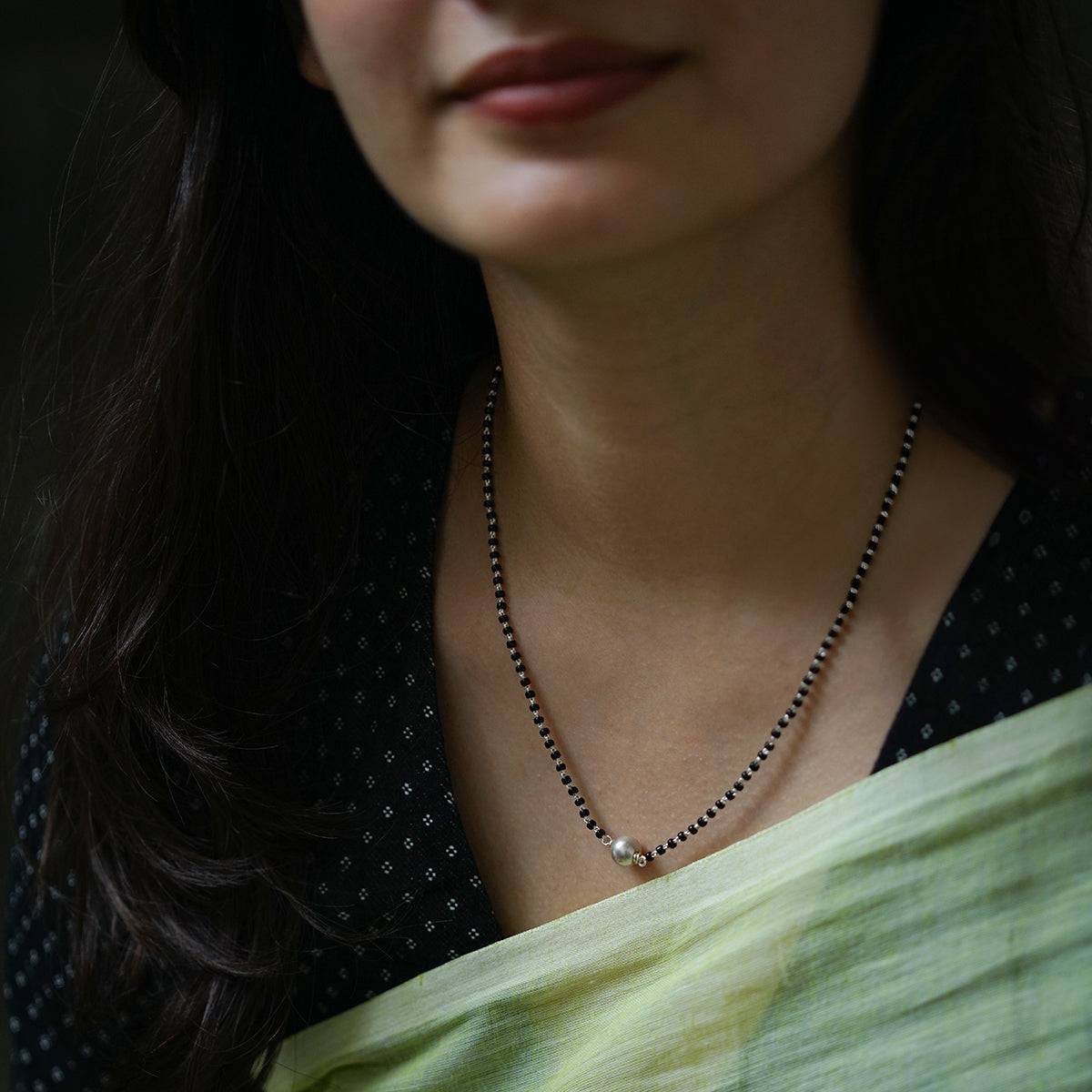 Classic Sarmanee Mangalsutra One Bead