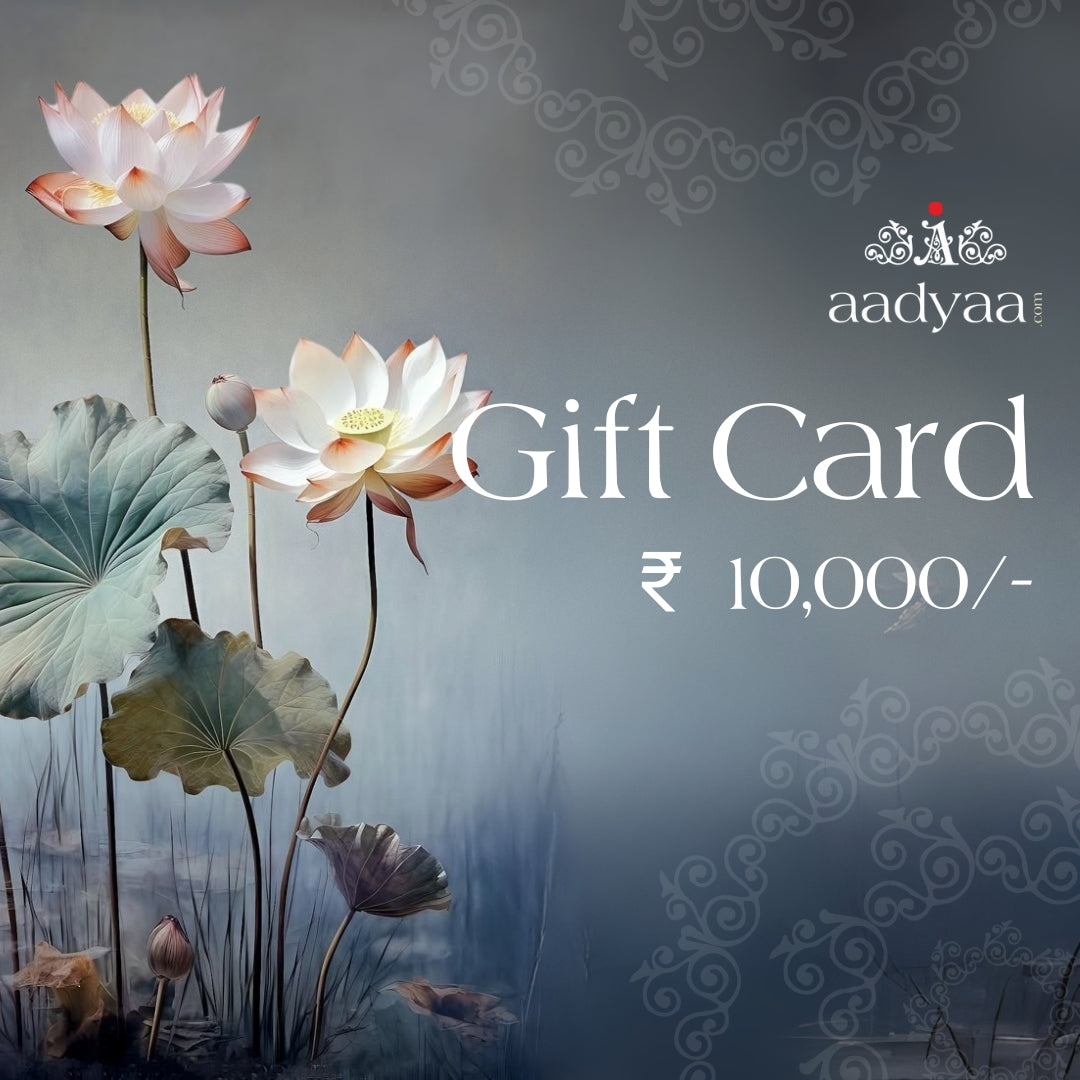 Buy INR 10000 Gift Voucher for Premium Silver Jewelry | House of Aadyaa