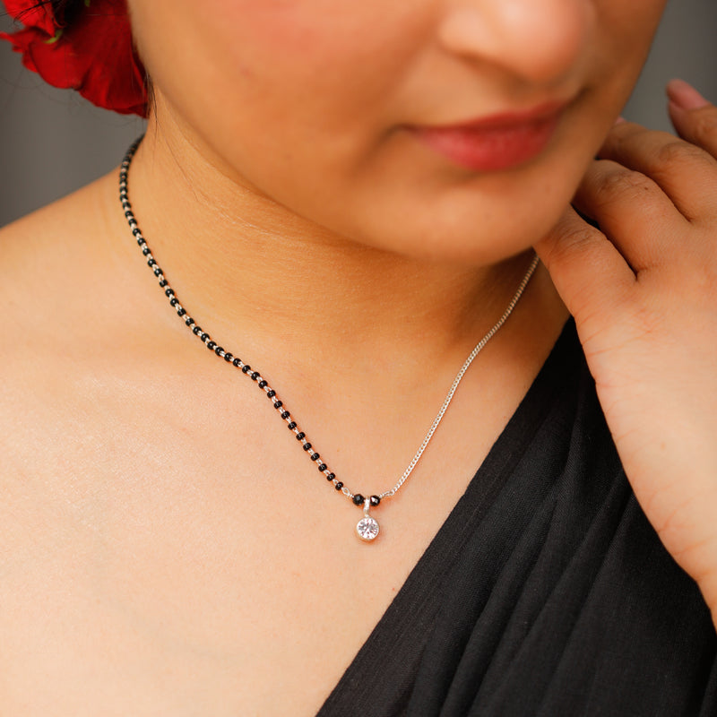 92.5 Handmade and Handcrafted Silver Mangalsutra