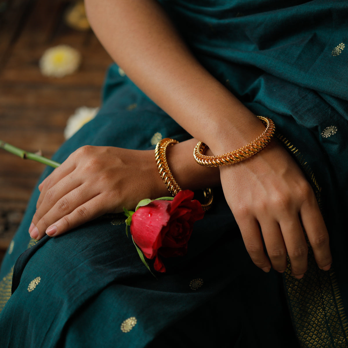 Gehu Tode Gold Plated - Premium Handcrafted Silver Jewelry | House of ...