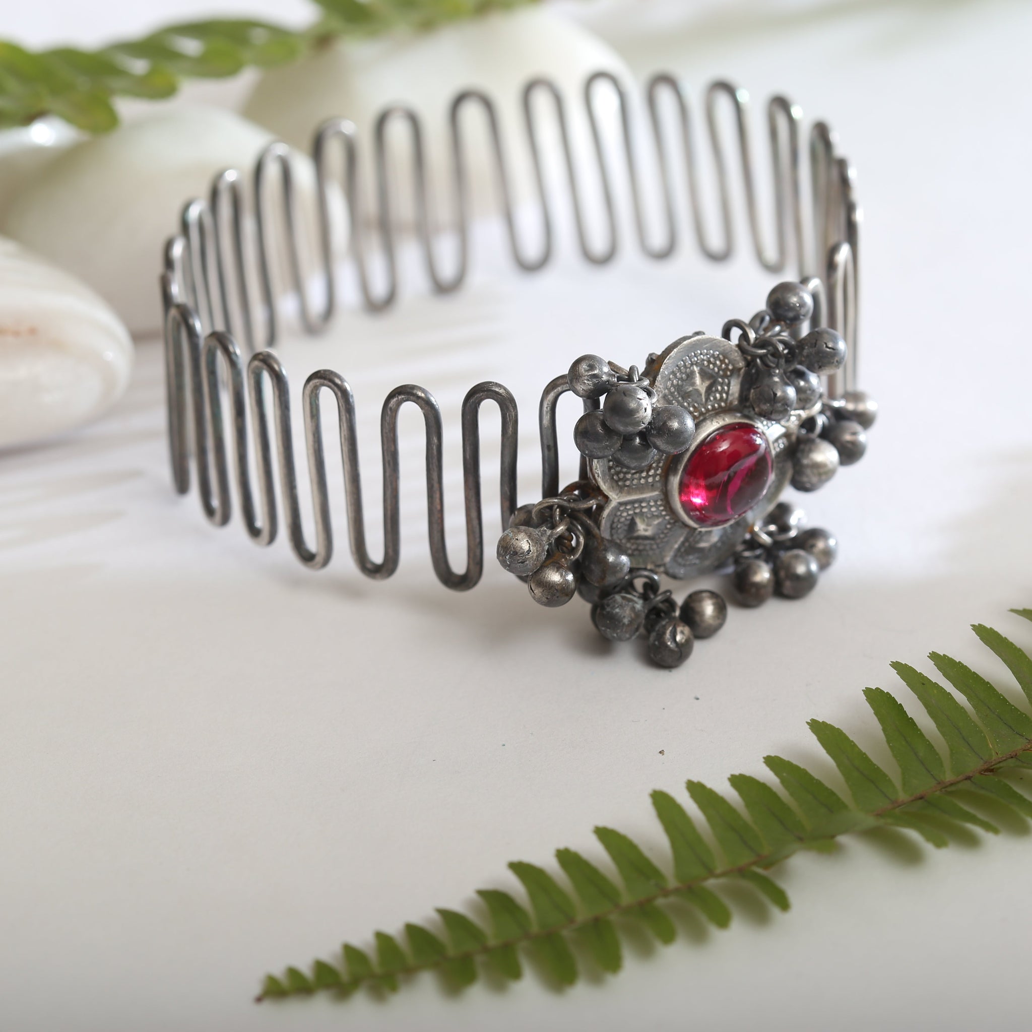 Tribal Adjustable Arm Band | Handcrafted 92.5 Silver | House of Aadyaa